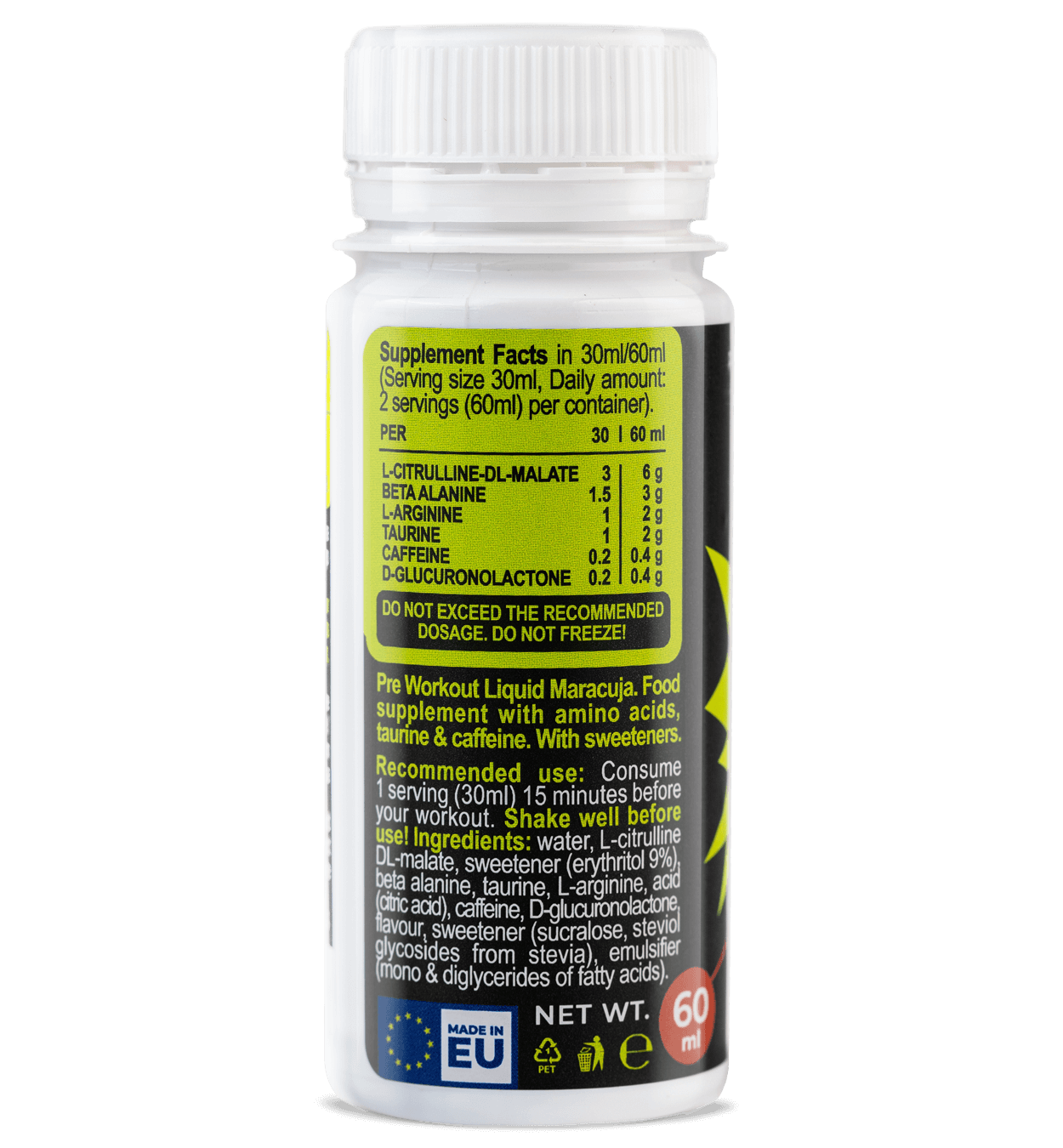 ADRENALIN Pre-Workout (60 мл) - купити в офіційному інтернет-магазині ...