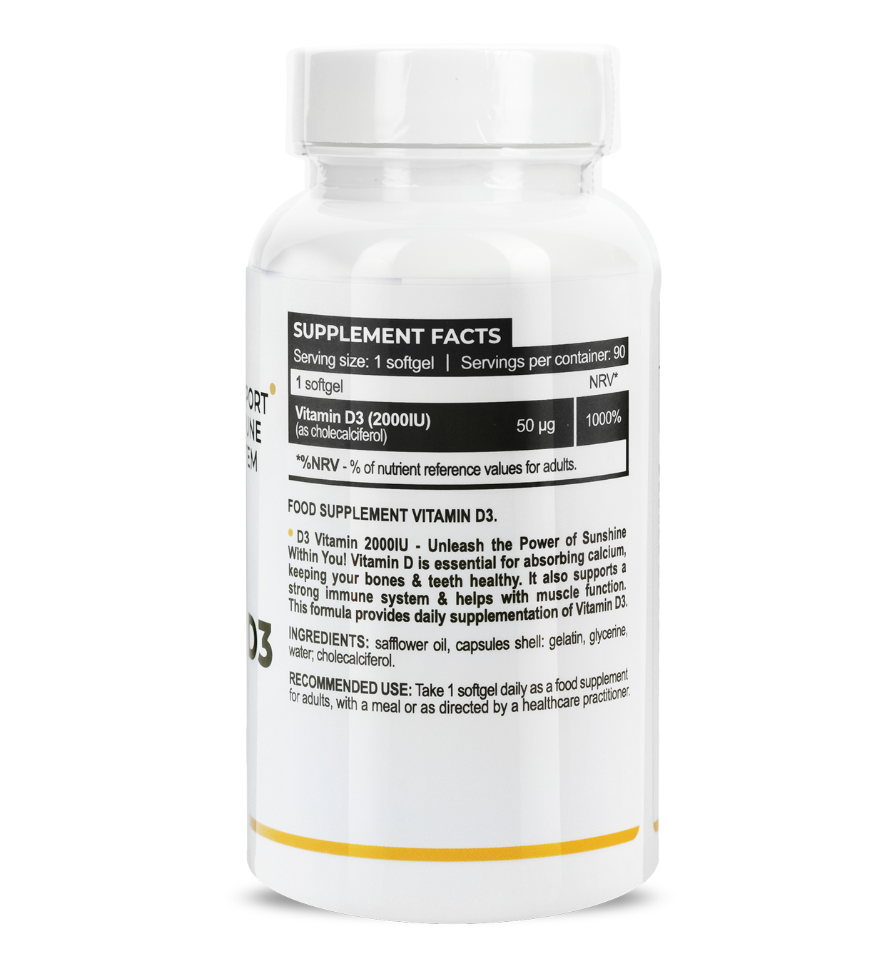 Vitamin D3 2000 IU - купити в офіційному інтернет-магазині Progress Nutrition